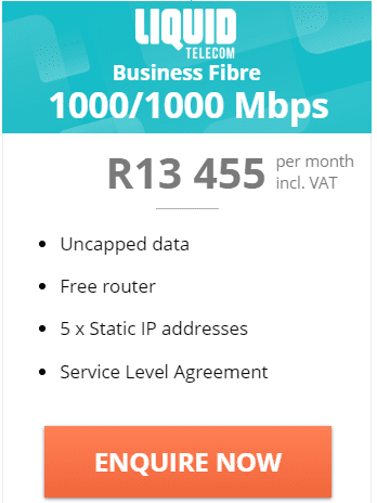 Liquid Telecom Neobroadband fibre internet deals