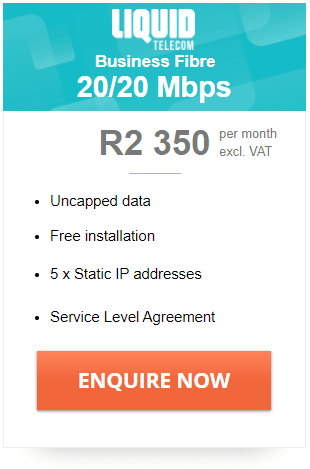 Liquid Intelligent Technologies Neobroadband fibre internet deals