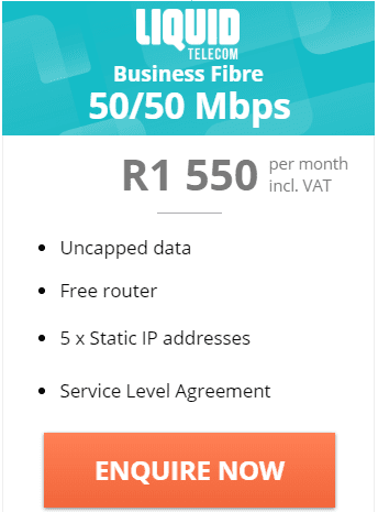Liquid Telecom Neobroadband fibre internet deals