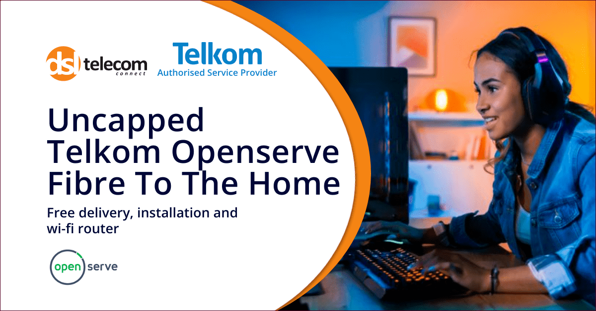 Telkom Openserve uncapped fibre internet deals