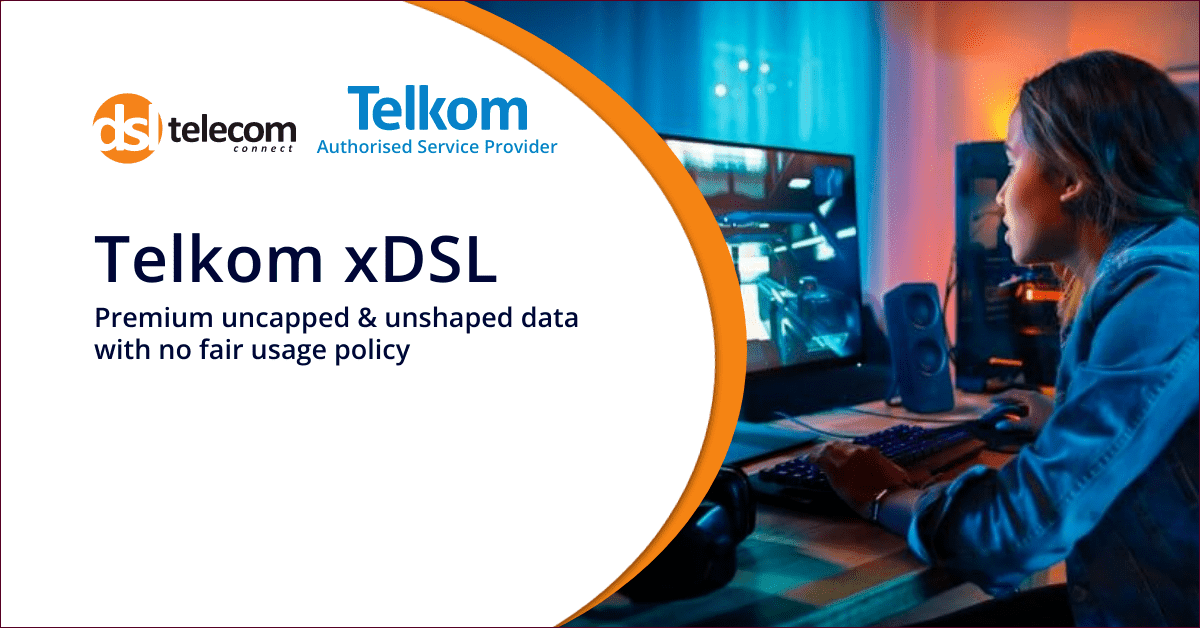 Telkom uncapped xDSL & ADSL internet deals