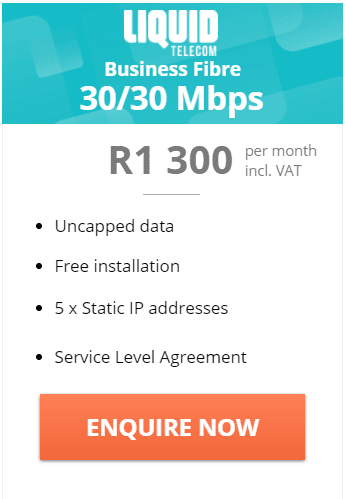 Liquid Telecom Neobroadband fibre internet deals